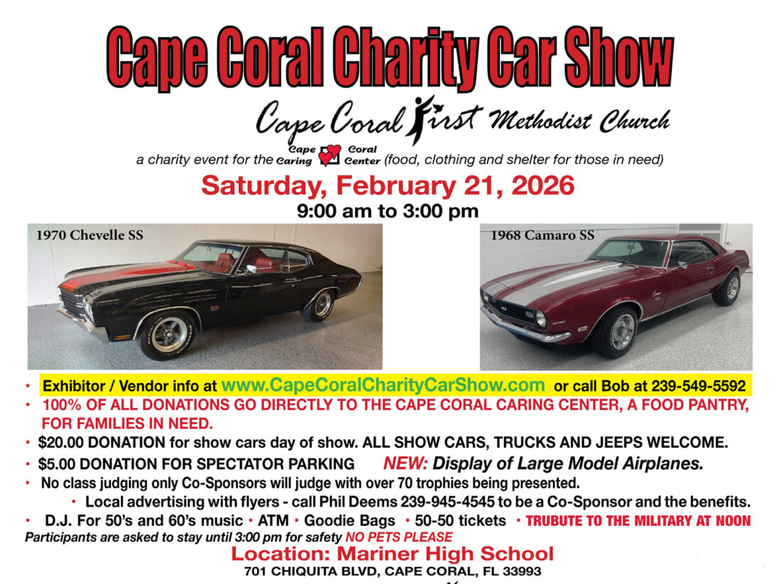 Huge charity car show ready to roll - Cape Coral Breeze